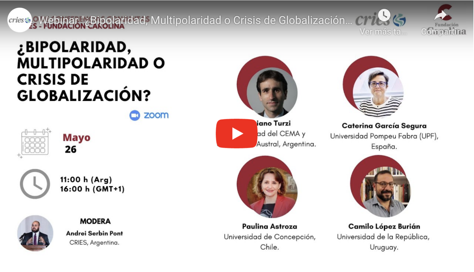 ¿Bipolaridad, multipolaridad o crisis de globalización? - Fundación ...
