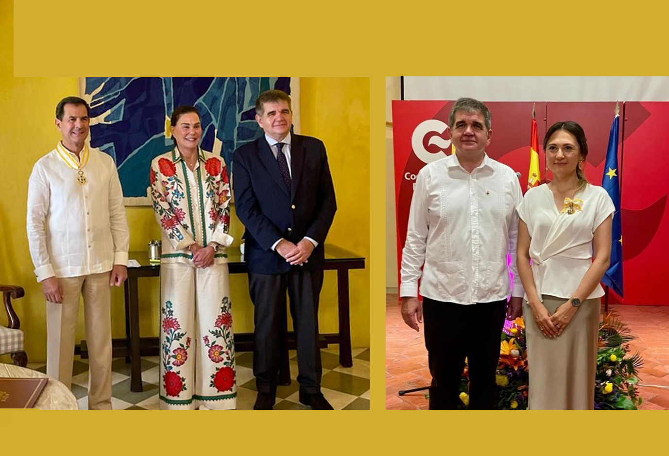 El Embajador de España en Colombia condecora con la Real Orden de ...