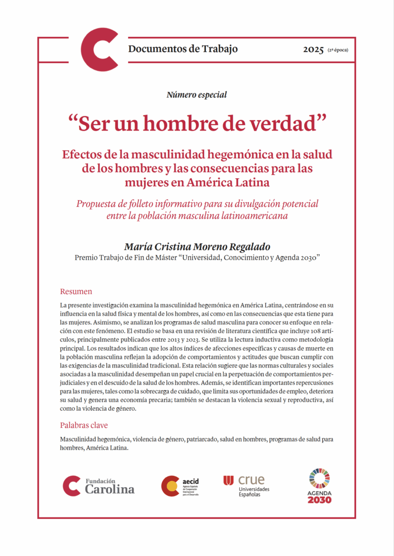 “Ser un hombre de verdad” Efectos de la masculinidad hegemónica en la ...